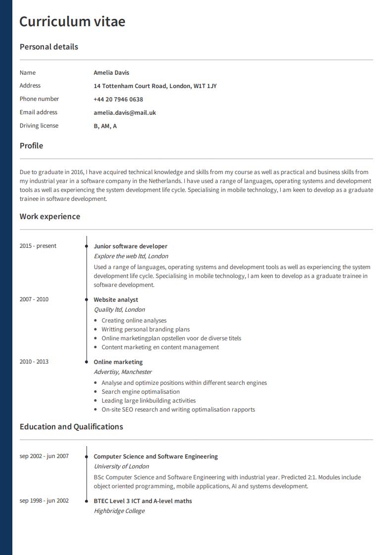 Napravite svoj životopis online uz pomoć našeg CVMaker